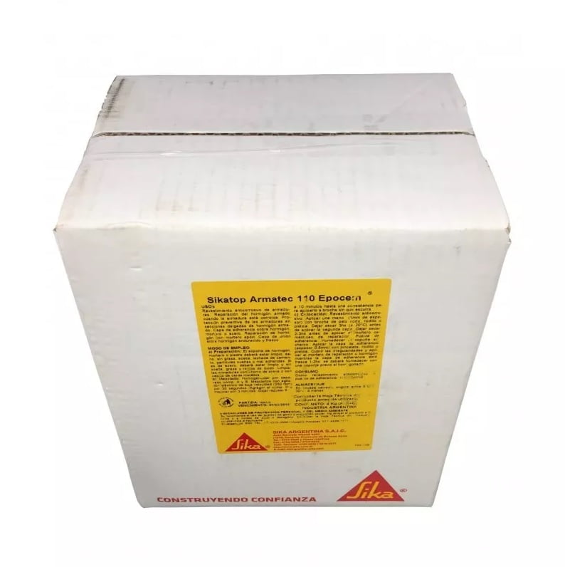SikaTop Armatec 110 EpoCem Juego predosificados de 4 kg. - DeObras.com.ar