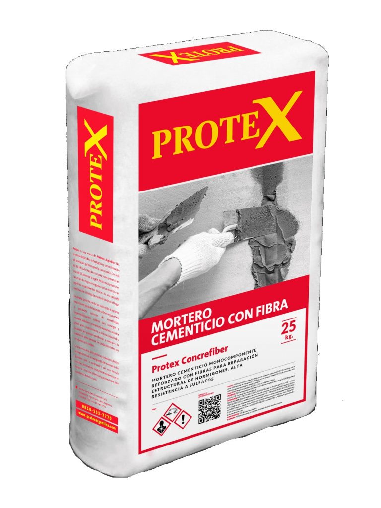 Protex Concrefiber 25 Kg. - DeObras.com.ar